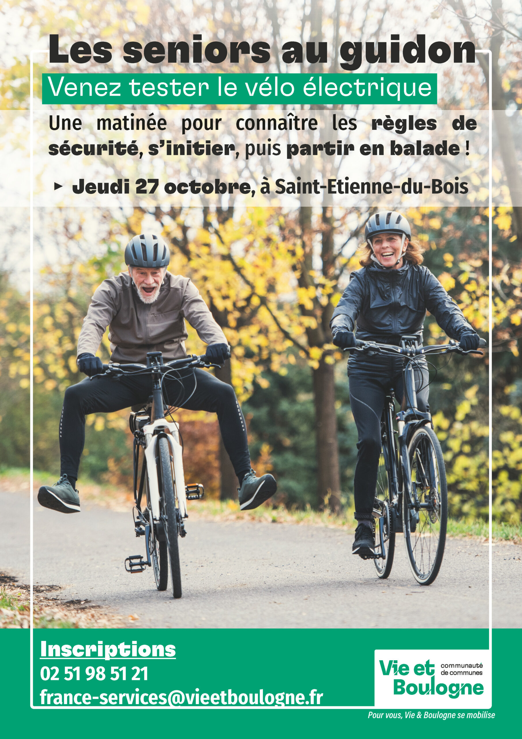 Sénior au guidon : initiez-vous au vélo électrique - Saint Etienne du ...